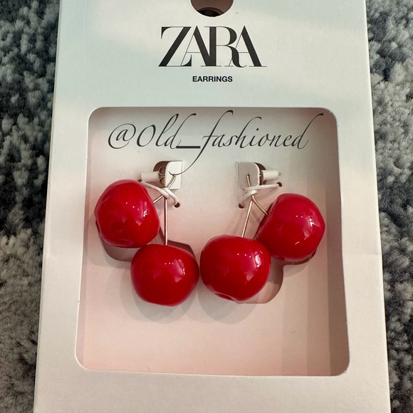 Zara | Jewelry | Zara Cherry Earrings | Poshmark